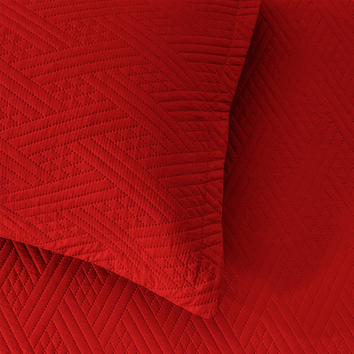 RED QUILTED BEDSPREAD SET – eposh.pk