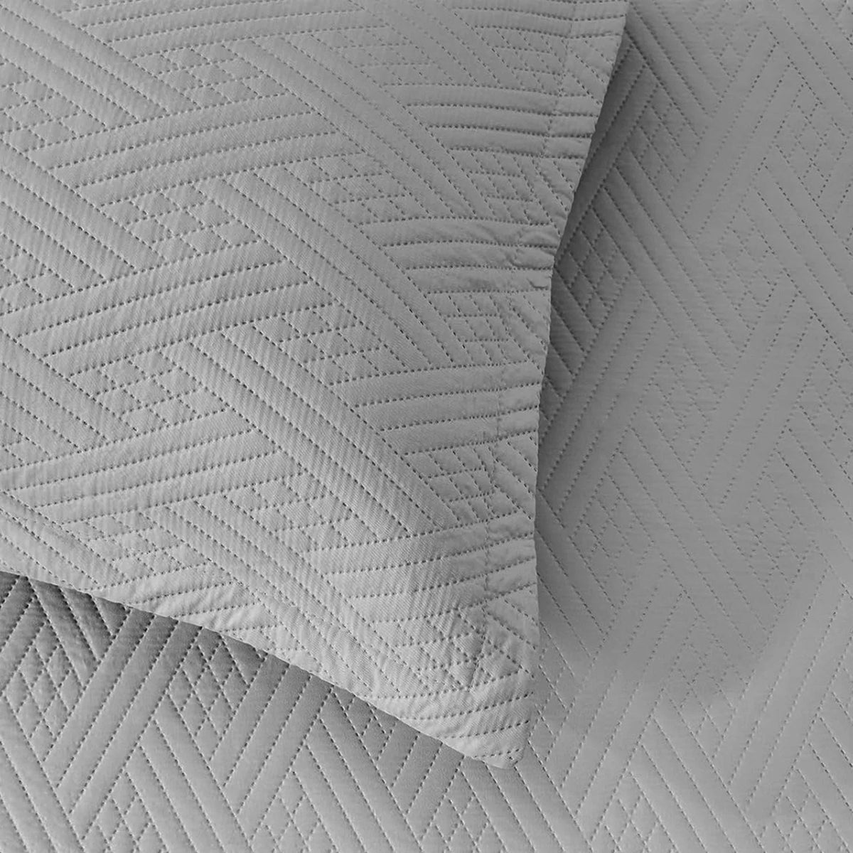 GREY QUILTED BEDSPREAD SET – eposh.pk
