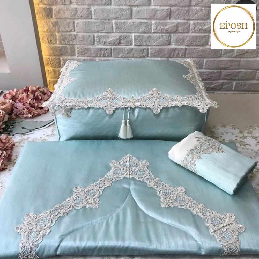 Islamic Prayer Mat set - Cyan – eposh.pk